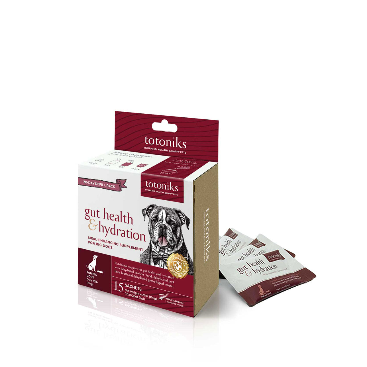 Gut Health & Hydration Refill Pack for Big Dogs – Totoniks