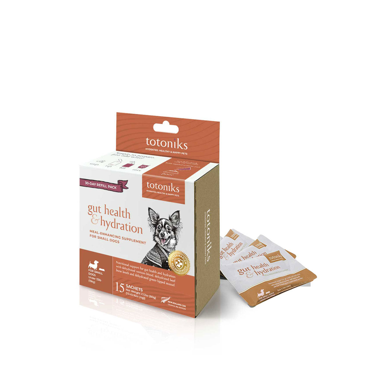 Gut Health & Hydration Refill Pack – for small dogs under 33lb (15kg ...